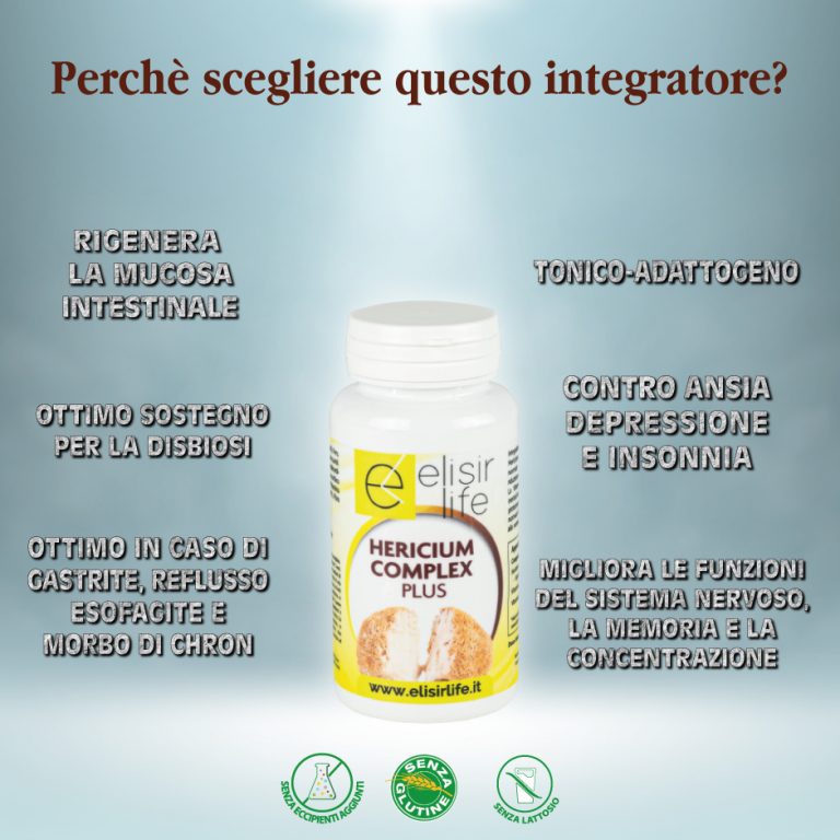 Perché scegliere l’integratore HERICIUM COMPLEX PLUS? - Elisirlife ...